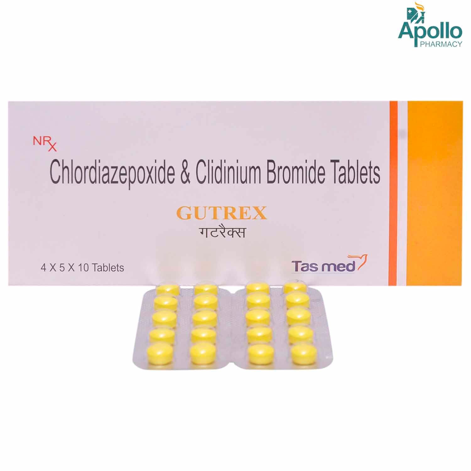 Gutrex Tablet 10's Price, Uses, Side Effects, Composition - Apollo Pharmacy