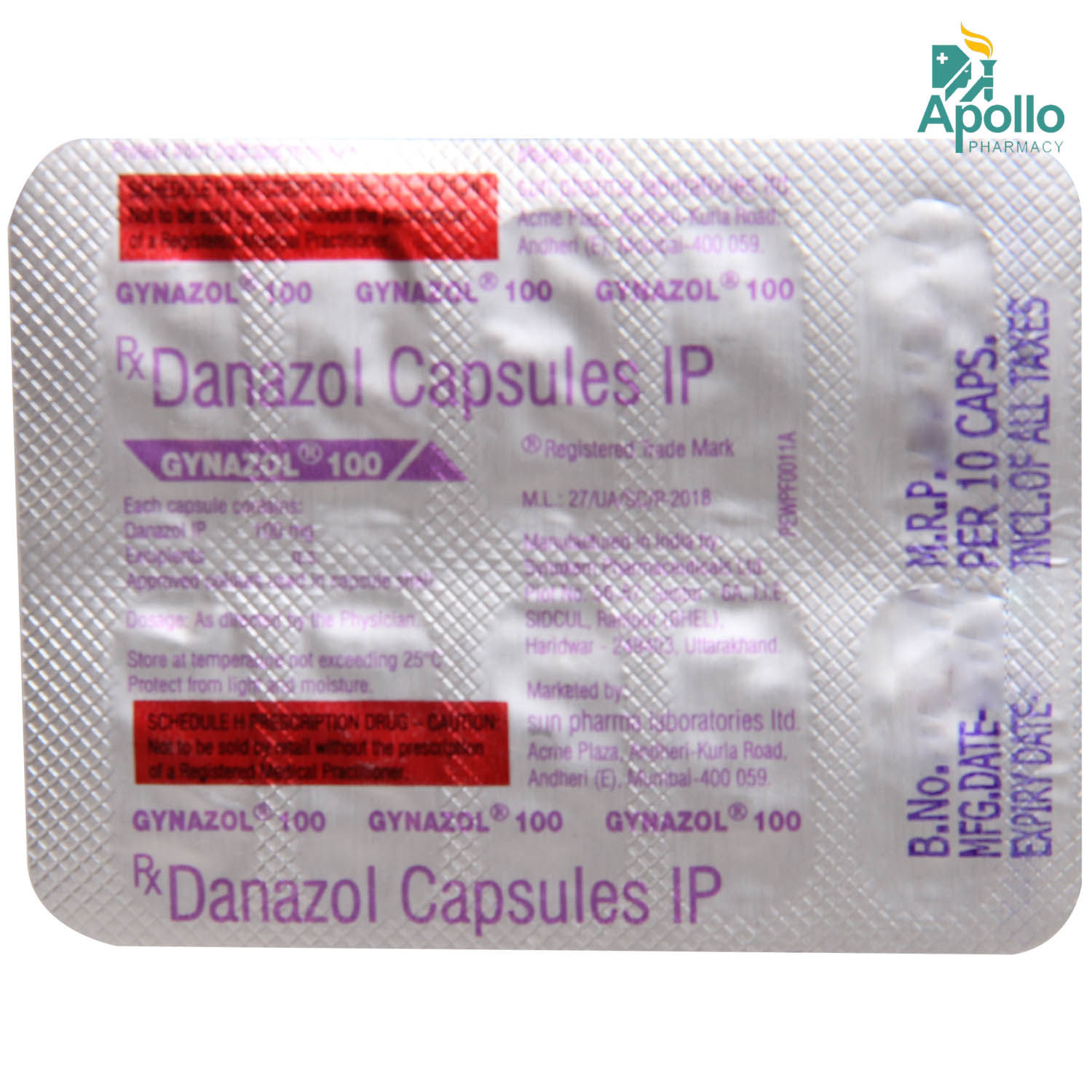 Gynazol 100mg Capsule 10's Price, Uses, Side Effects, Composition ...