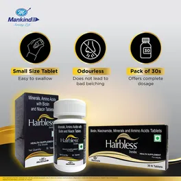 Hairbless Tablet 30's | Uses, Side Effects, Price | Apollo Pharmacy