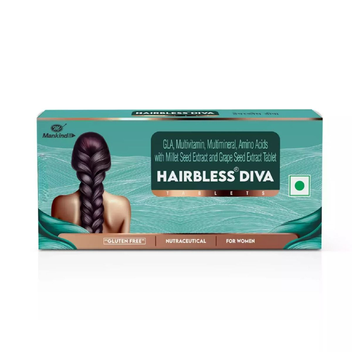 Hairbless Diva Women Tablet 10's | Uses, Side Effects, Price | Apollo ...