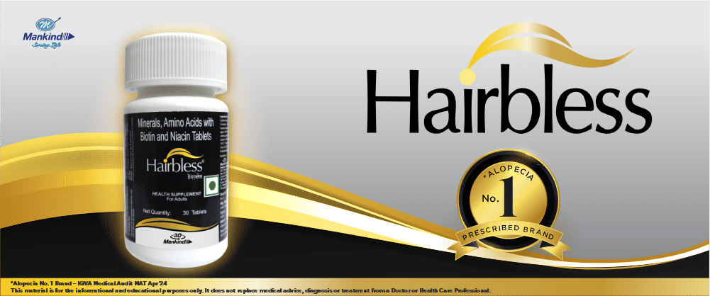 Hairbless Tablet 30's | Uses, Side Effects, Price | Apollo Pharmacy