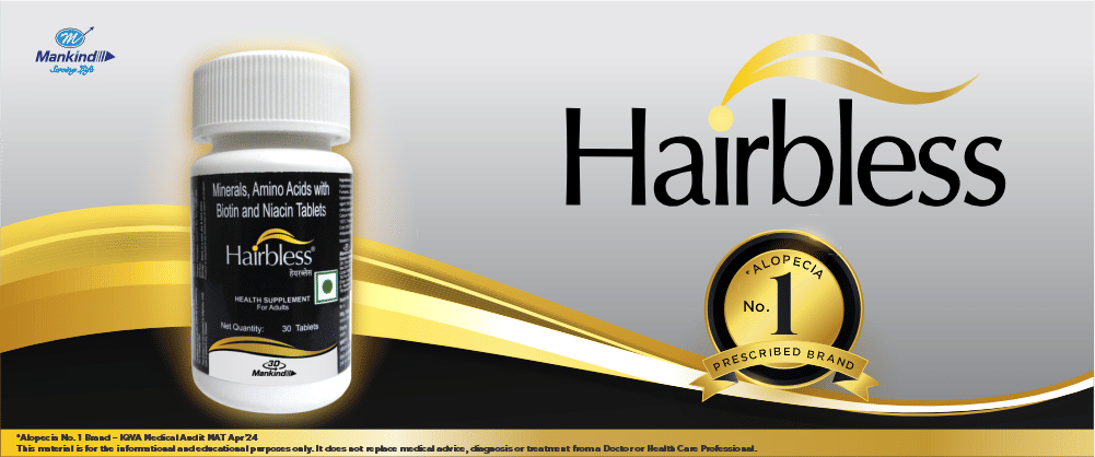 Hairbless Tablet 30's | Uses, Side Effects, Price | Apollo Pharmacy