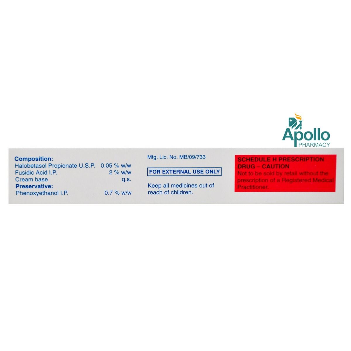 Halovate F Cream 10gm Price, Uses, Side Effects, Composition - Apollo ...