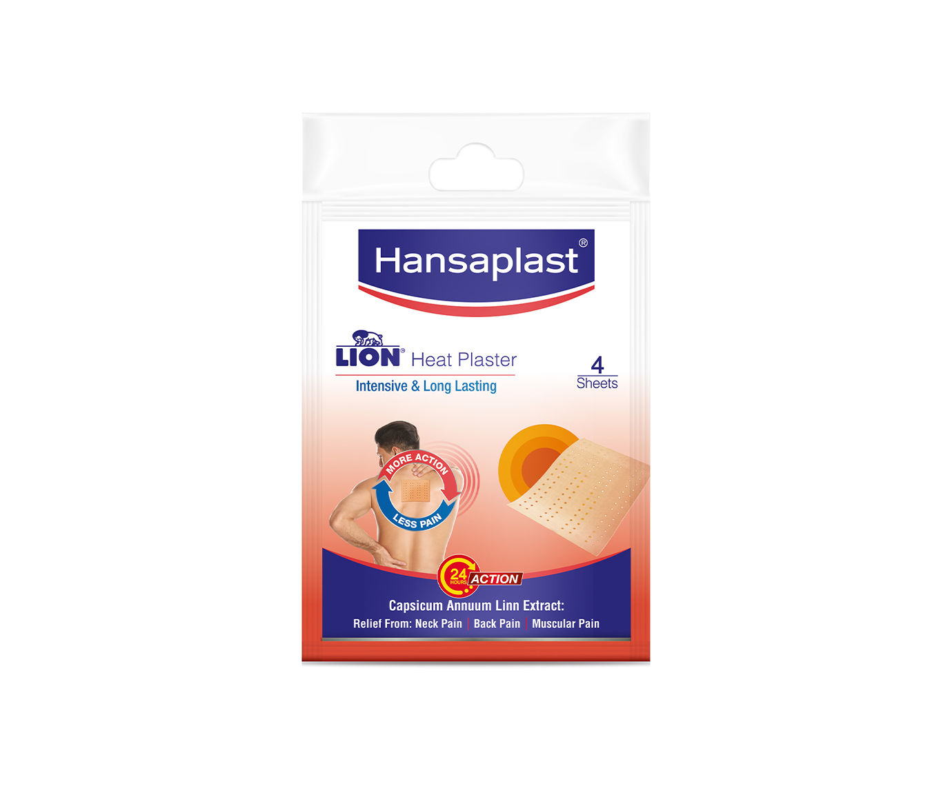 Hansaplast Lion Heat Plaster Sheet, 4 Count Price, Uses, Side Effects ...