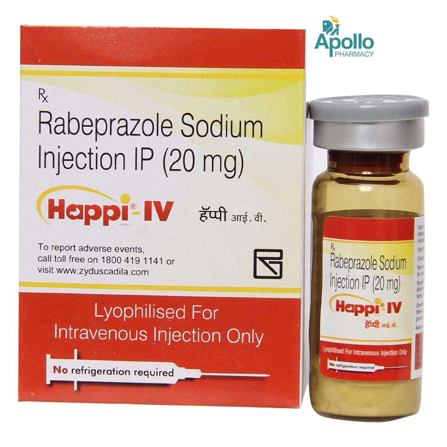 HAPPI 20MG I.V INJECTION | Uses, Side Effects, Price | Apollo Pharmacy