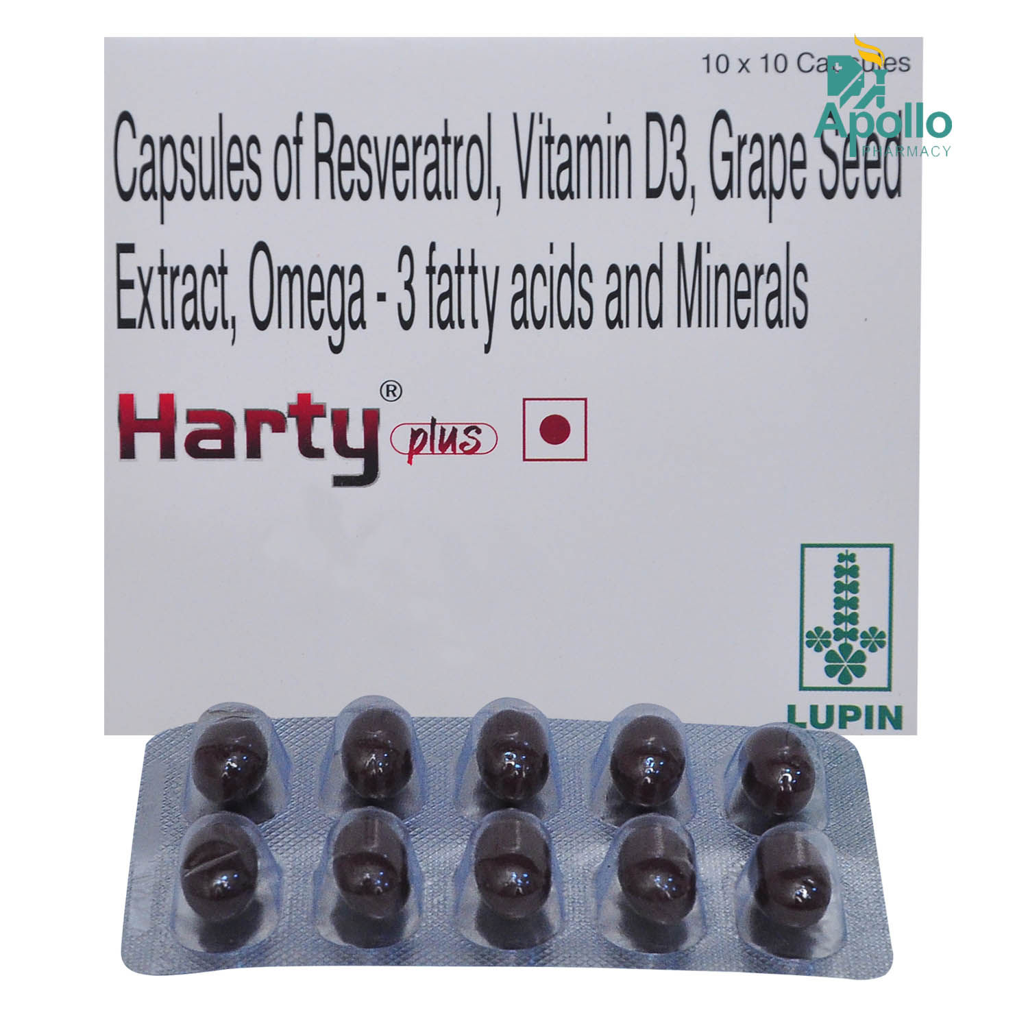 Harty Plus Capsule 10's Price, Uses, Side Effects, Composition - Apollo ...