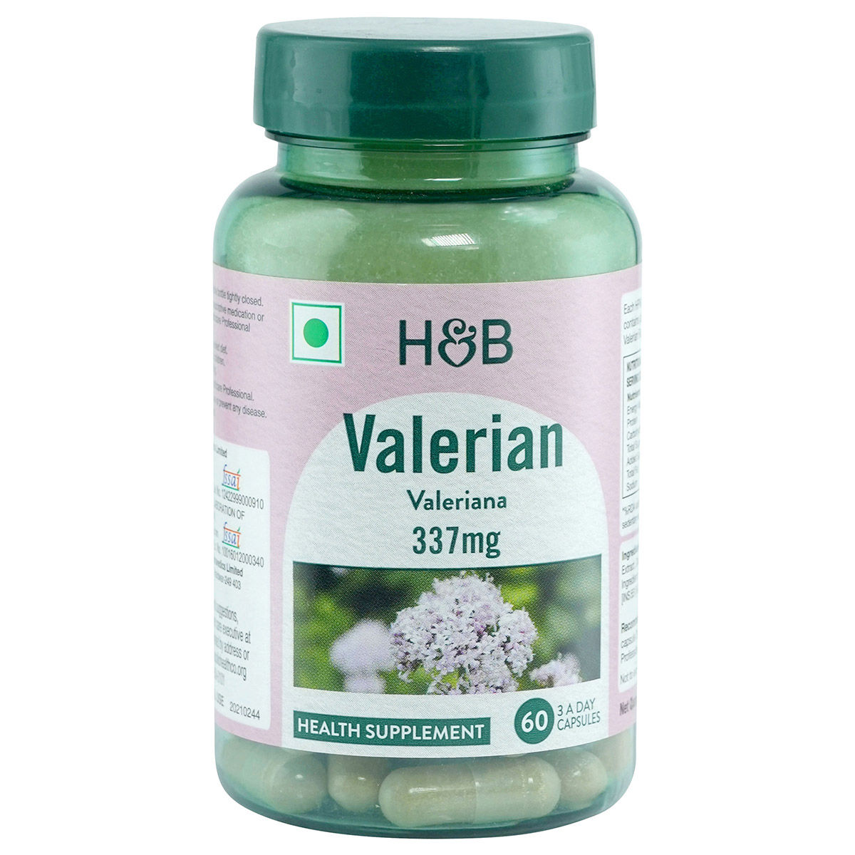 Buy Holland & Barrett Valerian 337mg Health Supplement, 60 Capsules ...