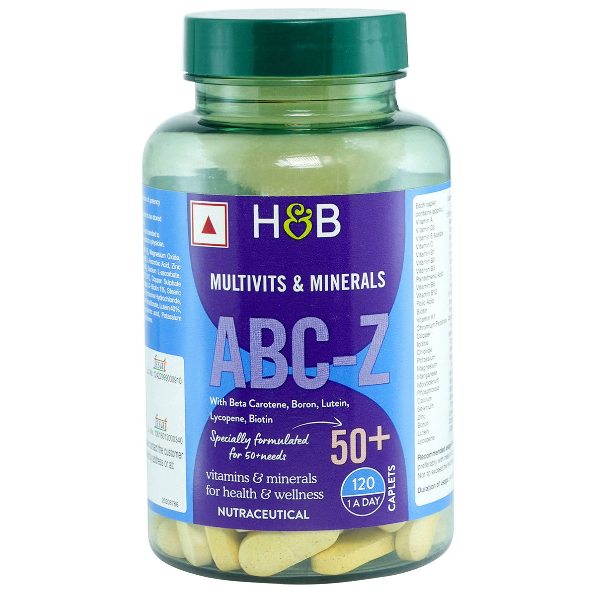 Buy Holland & Barrett ABC to Z 50+ Multivitamins & Minerals, 120 ...
