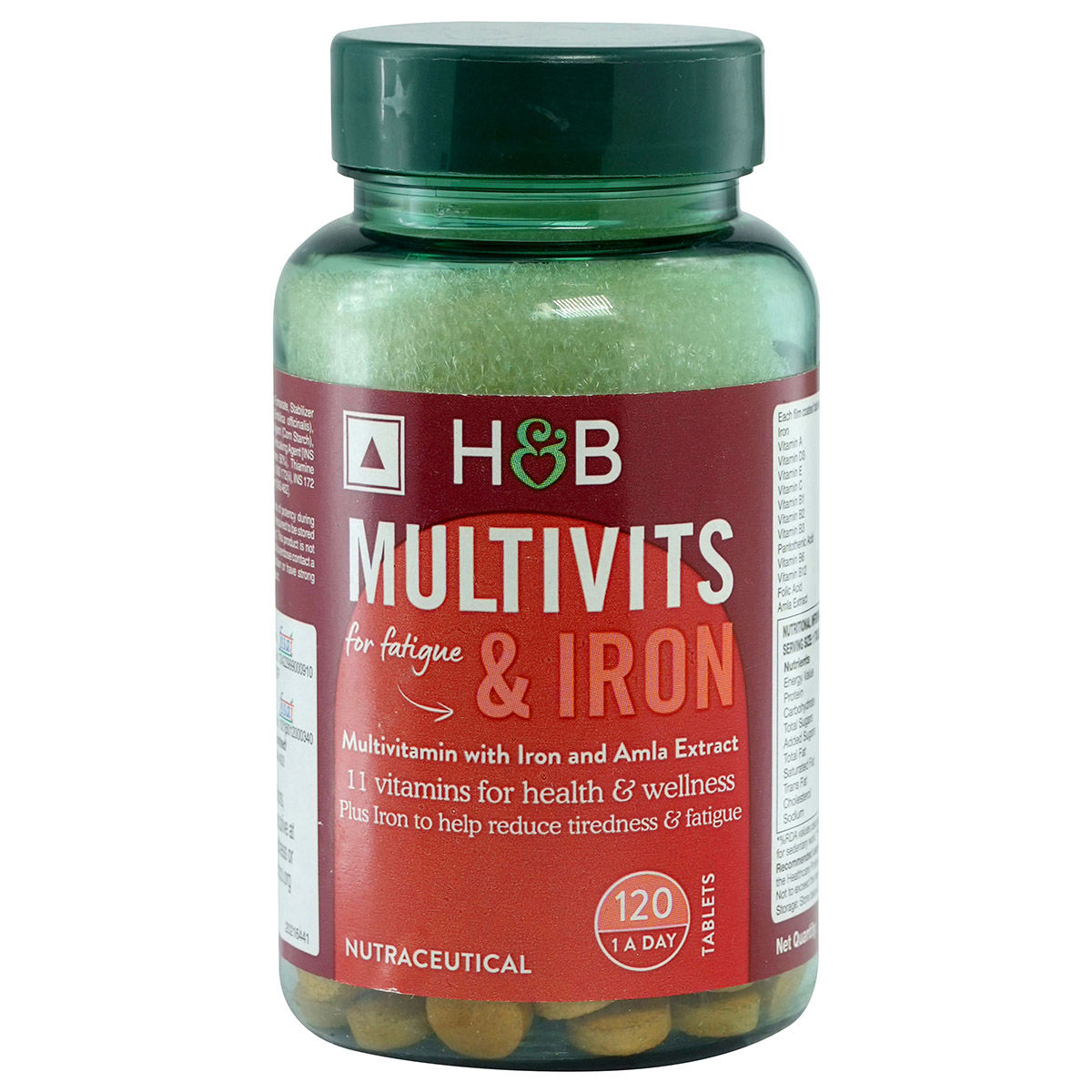 Buy Holland & Barrett Multivits & Iron for Fatigue, 120 Tablets | 19 ...