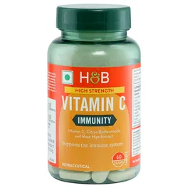 Holland & Barrett High Strength Vitamin C for Immunity Support, 60 ...