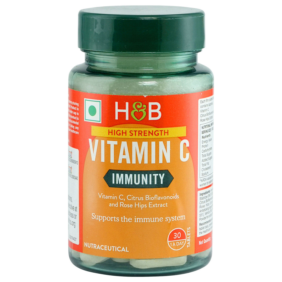 Buy Holland & Barrett High Strength Vitamin C for Immunity Support, 30 ...