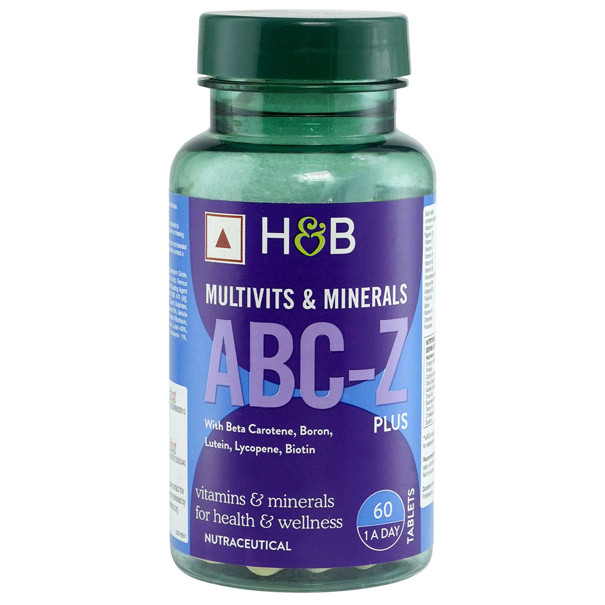 Buy Holland & Barrett Multivits & Minerals ABC-Z Plus, 60 Tablets | 19 ...