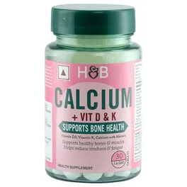 Holland & Barrett Calcium + Vit D & K for Bone Health, 30 Tablets ...
