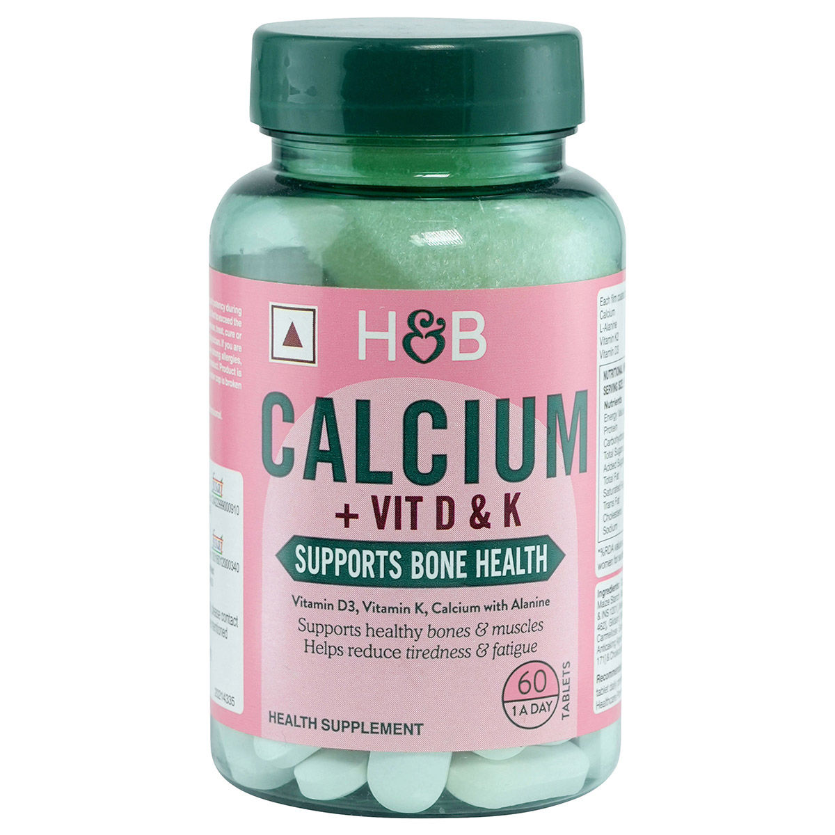 Buy Holland And Barrett Calcium Vit D And K For Bone Health 60 Tablets 19 Minutes Delivery