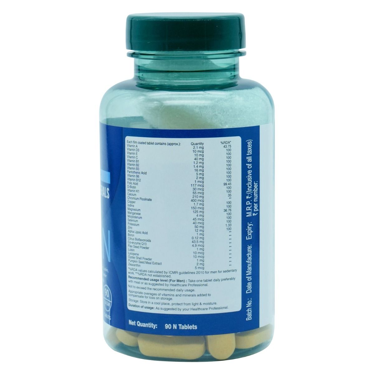 Buy Holland & Barrett High Strength Multivits & Minerals Ultra Man, 90 ...