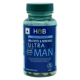 Buy Holland & Barrett High Strength Multivits & Minerals Ultra Man, 60 ...