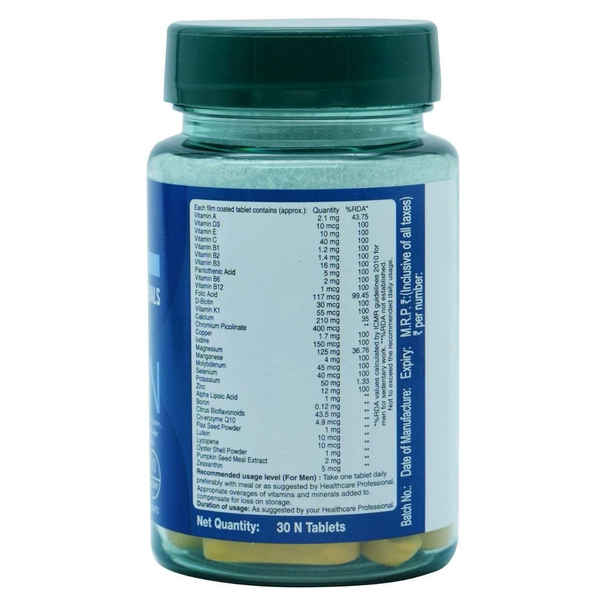 Buy Holland & Barrett High Strength Multivits & Minerals Ultra Man, 30 ...