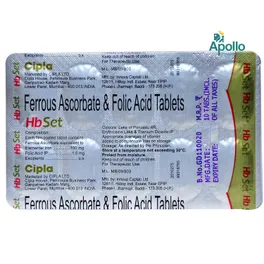 Buy HB Set Tablet | 19 Minutes Delivery | Apollo Pharmacy