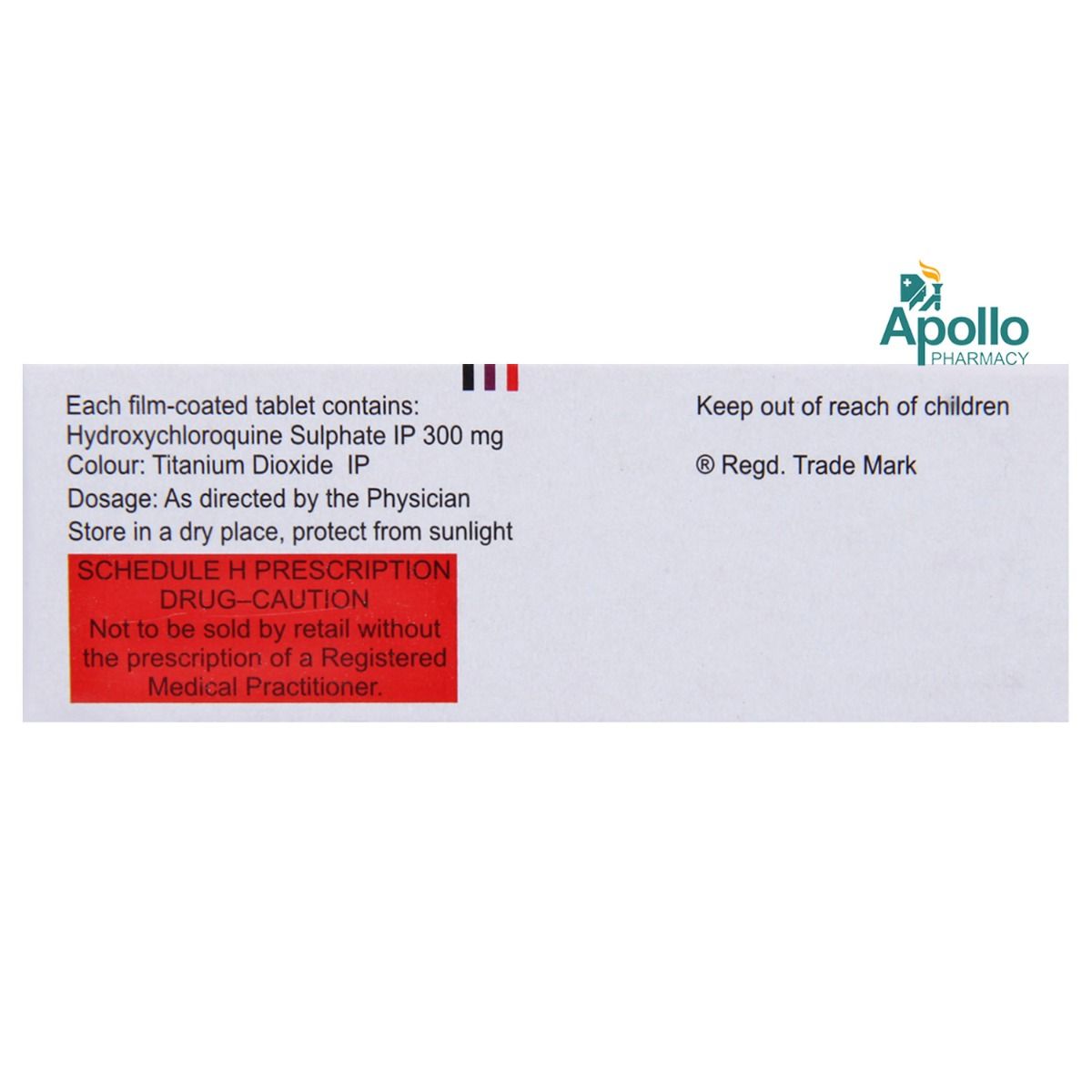 Hcqs-300 Tablet 10's Price, Uses, Side Effects, Composition - Apollo ...