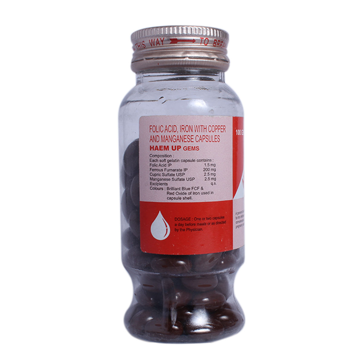 Haem UP Gems Capsule 100's Price, Uses, Side Effects, Composition ...