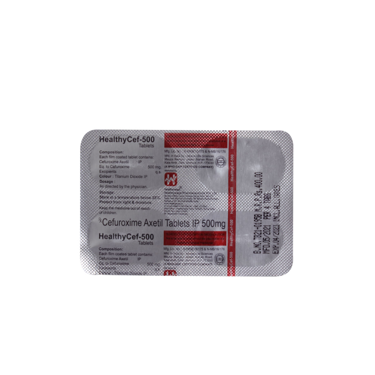 Healthycef-500 Tablet 4's Price, Uses, Side Effects, Composition ...