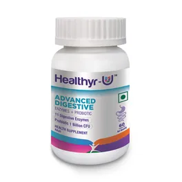 Buy Healthyr-U Advanced Digestive Enzymes + Probiotic, 60 Tablets | 19 ...