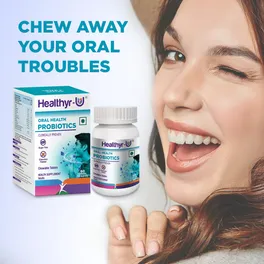 Buy Healthyr-U Oral Health Probiotic, 60 Chewable Tablets | 19 Minutes ...
