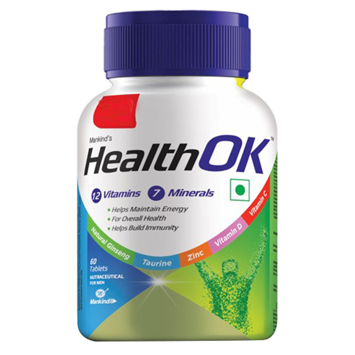 Buy Health OK Multivitamin & Multimineral, 60 Tablets | 19 Minutes ...