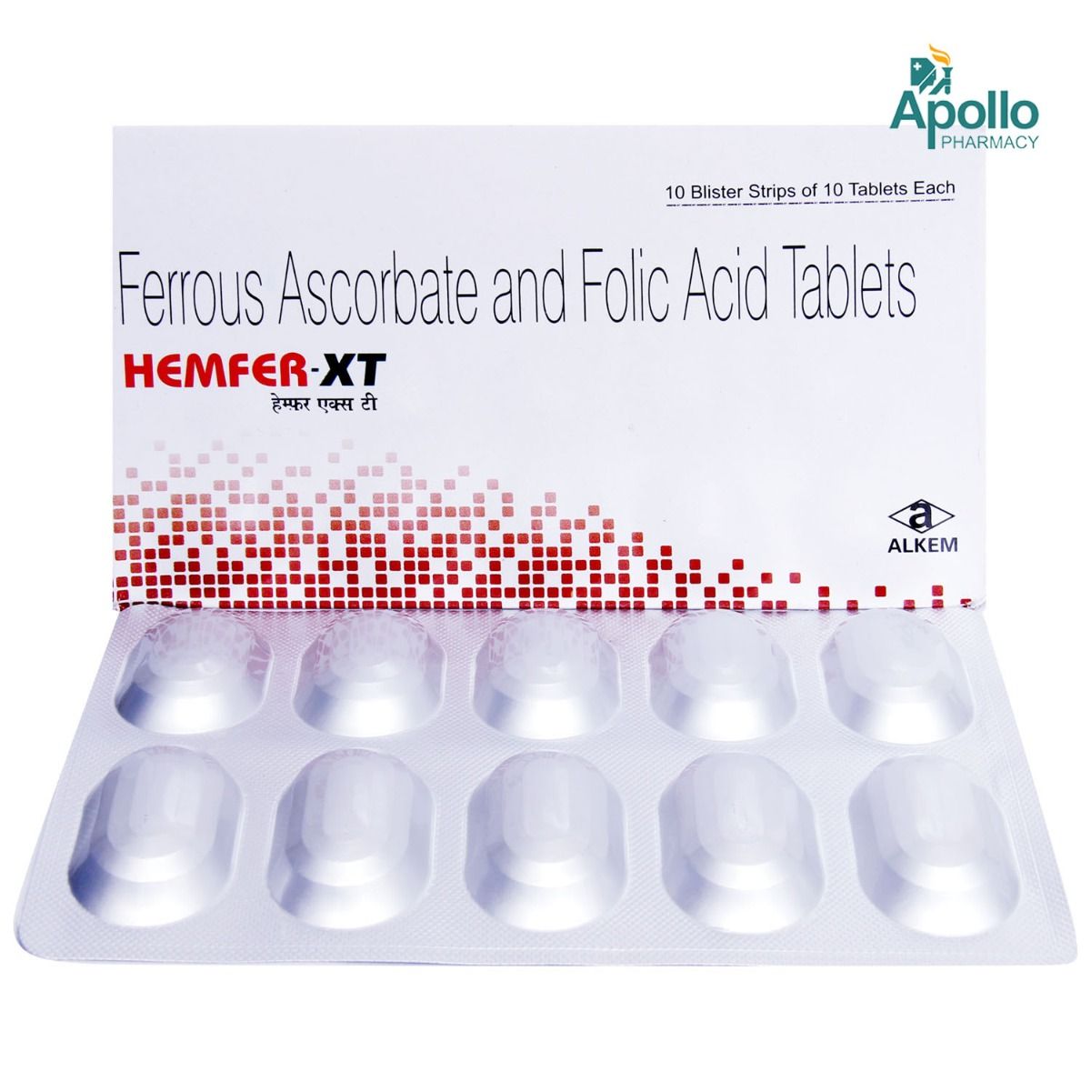 Hemfer-XT Tablet 10's Price, Uses, Side Effects, Composition - Apollo ...