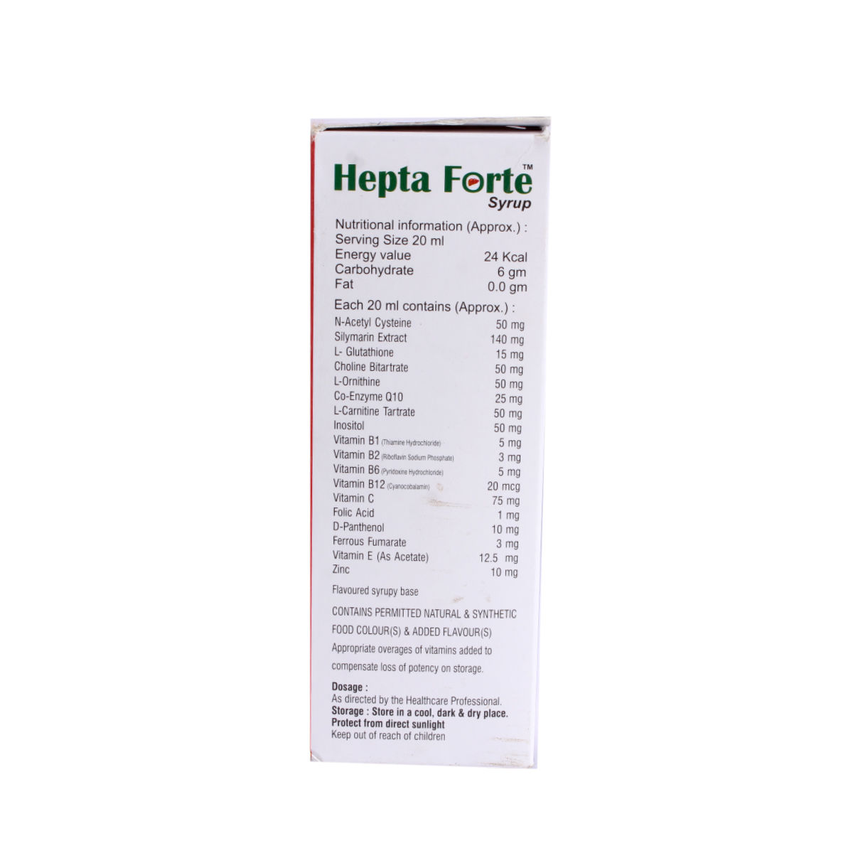 Hepta Forte Pineapple Flav Syp 200Ml Price, Uses, Side Effects ...