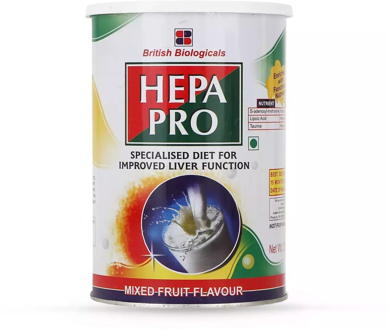 Hepa Pro Mixed Fruit Flavour Powder, 200 gm Tin Price, Uses, Side ...