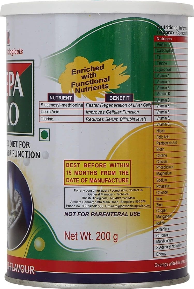 Hepa Pro Mixed Fruit Flavour Powder, 200 gm Tin Price, Uses, Side ...