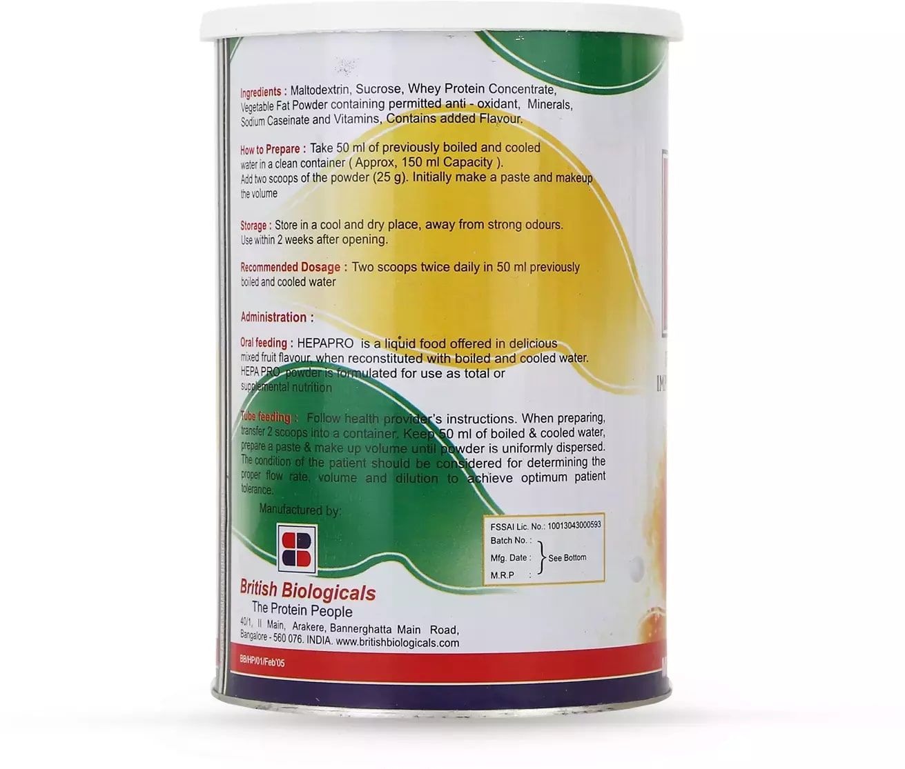 Hepa Pro Mixed Fruit Flavour Powder, 200 gm Tin Price, Uses, Side ...