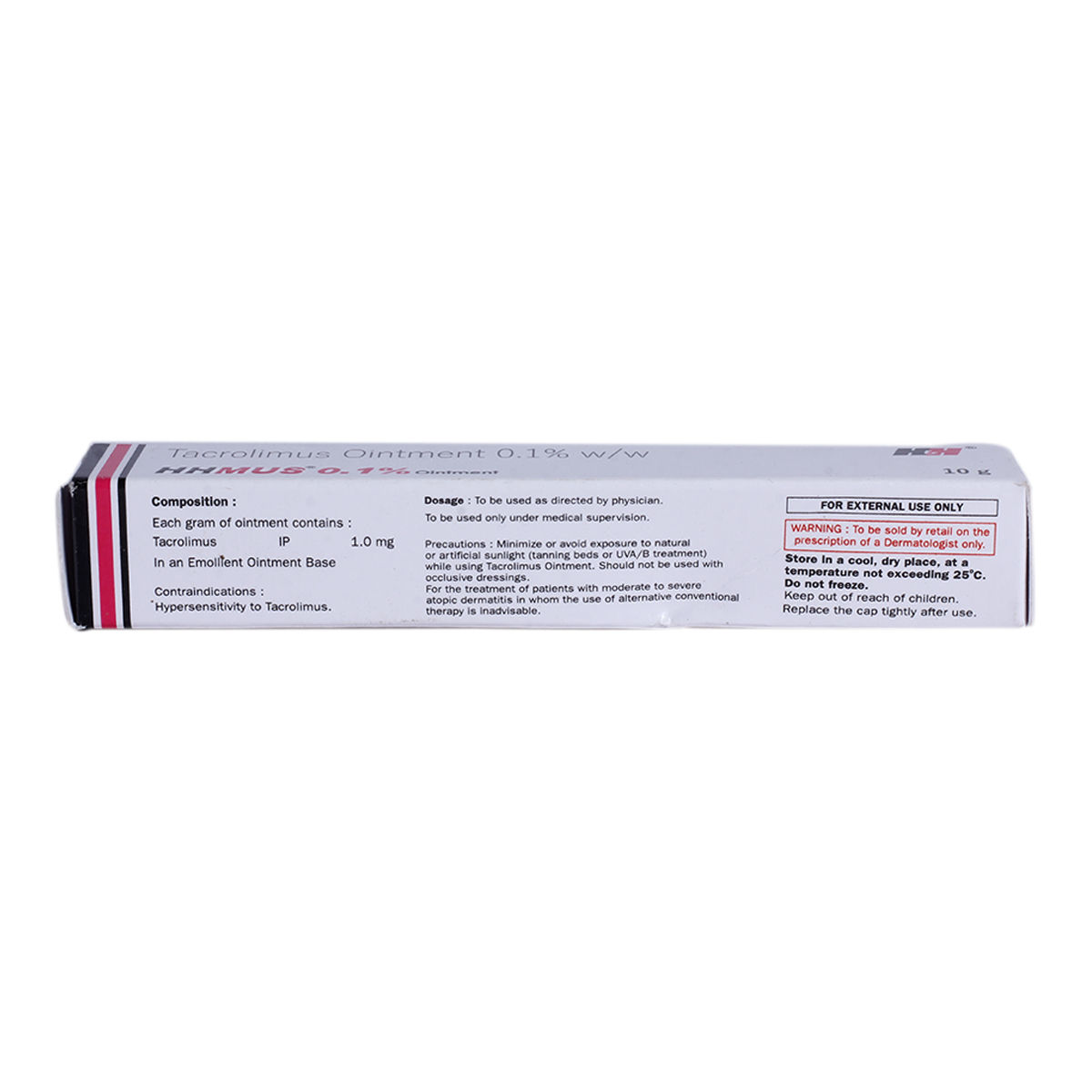 Hhmus 0.1% Ointment 10 gm Price, Uses, Side Effects, Composition ...