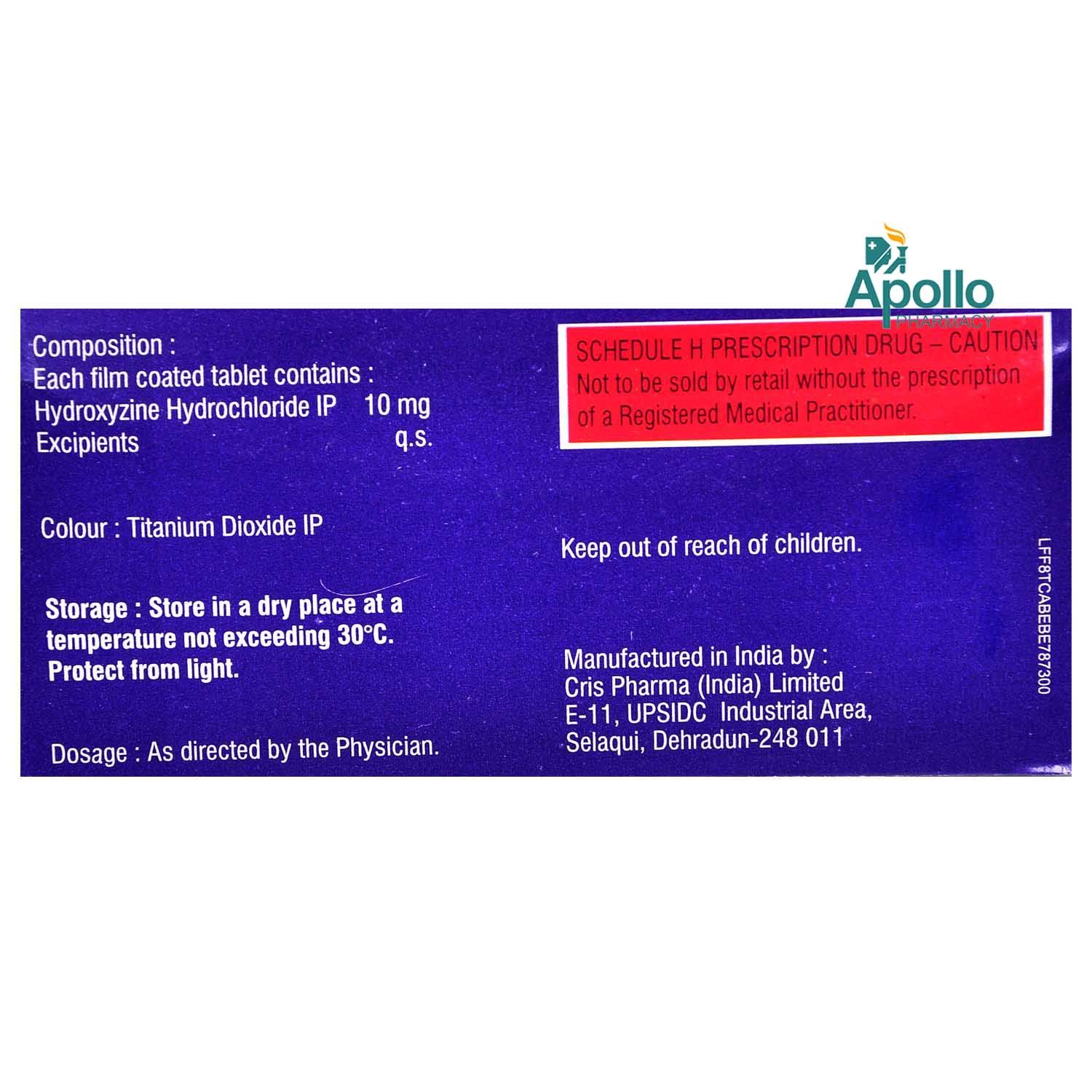Hicope-10 Tablet 15's Price, Uses, Side Effects, Composition - Apollo ...