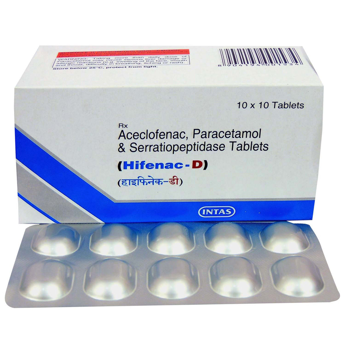 Hifenac-D Tablet 10's Price, Uses, Side Effects, Composition - Apollo ...
