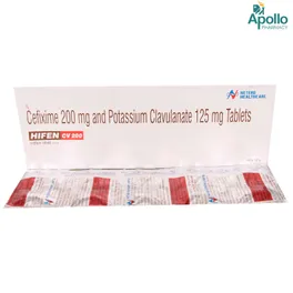Hifen CV 200 mg Tablet | Uses, Side Effects, Price | Apollo Pharmacy