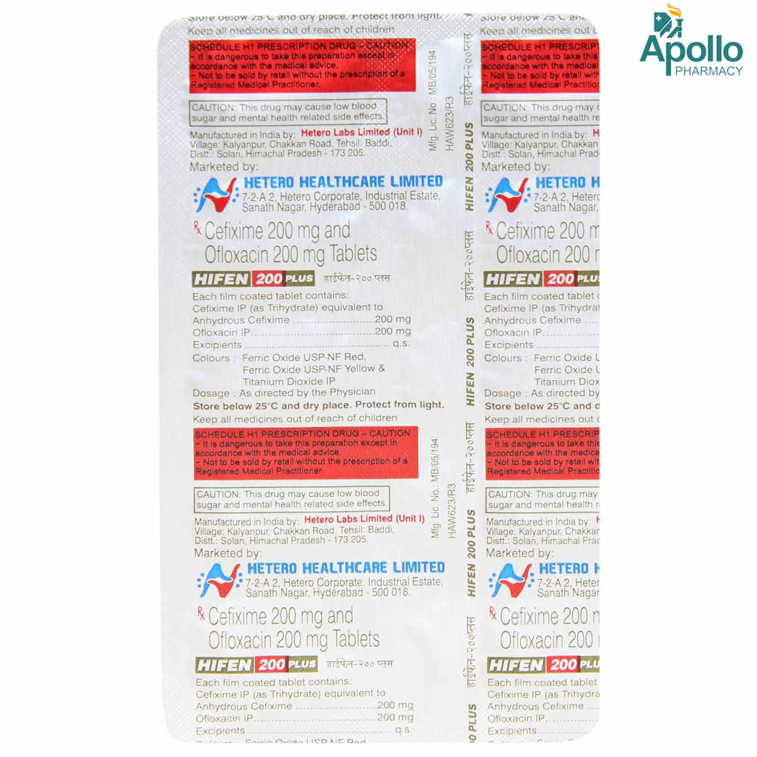 Hifen Plus 200 mg Tablet 10's Price, Uses, Side Effects, Composition ...