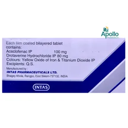 Hifenac Spas Tablet | Uses, Side Effects, Price | Apollo Pharmacy