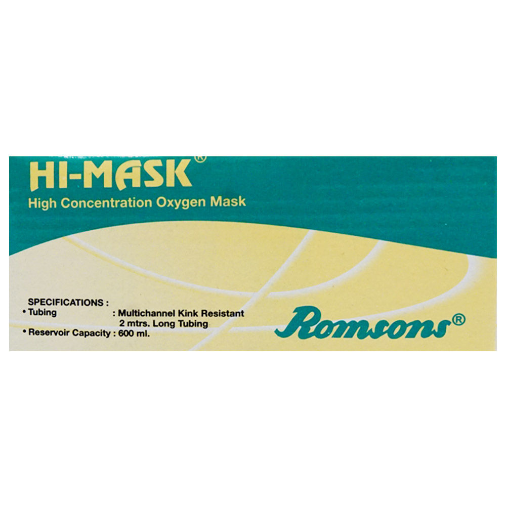 Romson High Concentration Mask, 1 Count Price, Uses, Side Effects ...