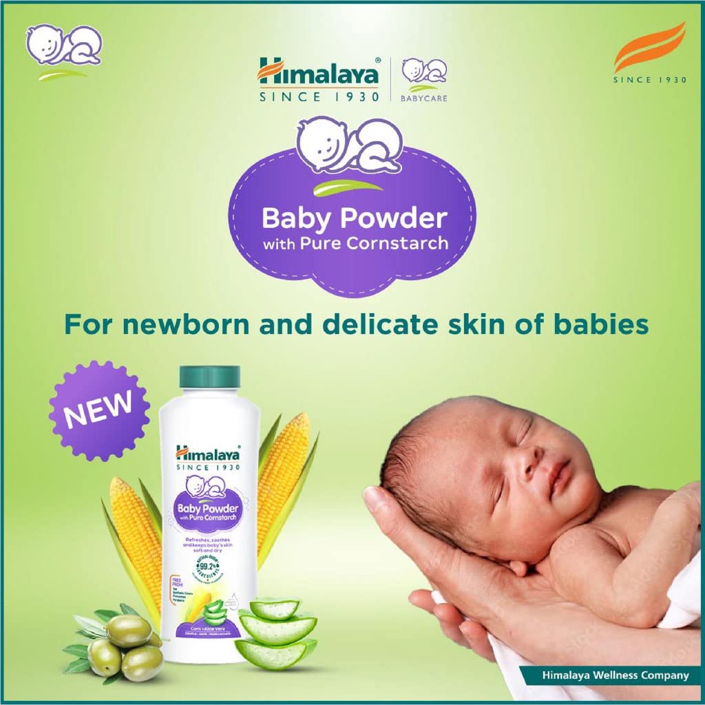 Himalaya Baby Powder with Pure Cornstarch, 100 gm Price, Uses, Side ...
