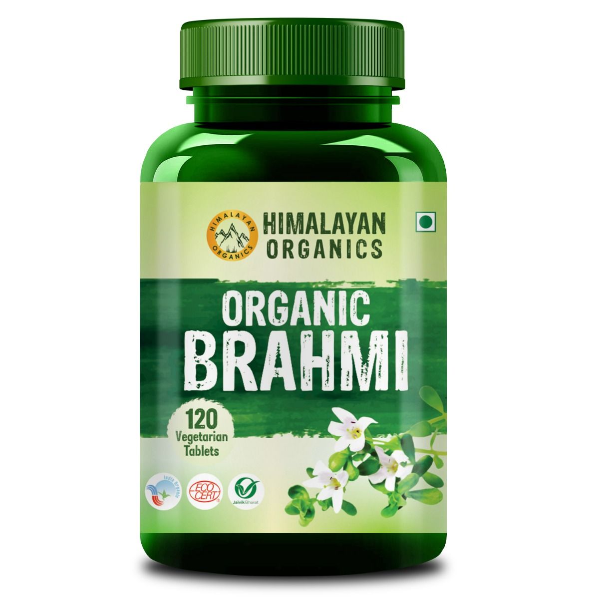 Buy Vlado's Himalayan Organics Organic Brahmi Tablets, 120 Tablets | 19 ...
