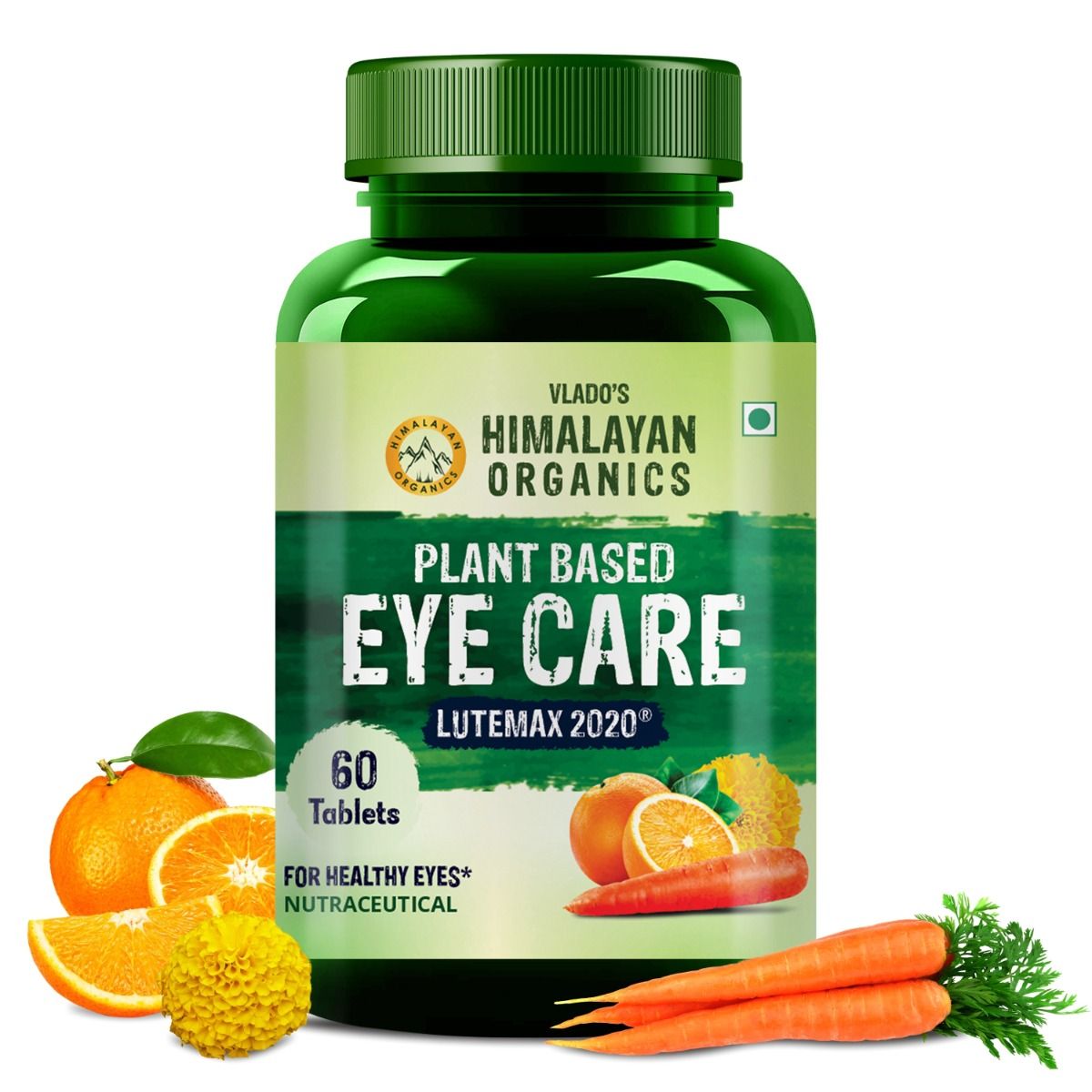 Vlado's Himalayan Organics Plant Based Eye Care Supplement, 60 Tablets ...