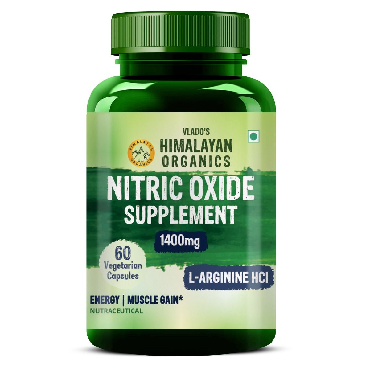 Buy Vlado's Himalayan Organics Nitric Oxide 1400mg Supplement with L ...