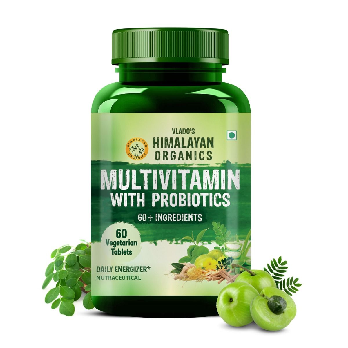 Buy Vlado's Himalayan Organics Multivitamin with Probiotics, 60 Tablets ...