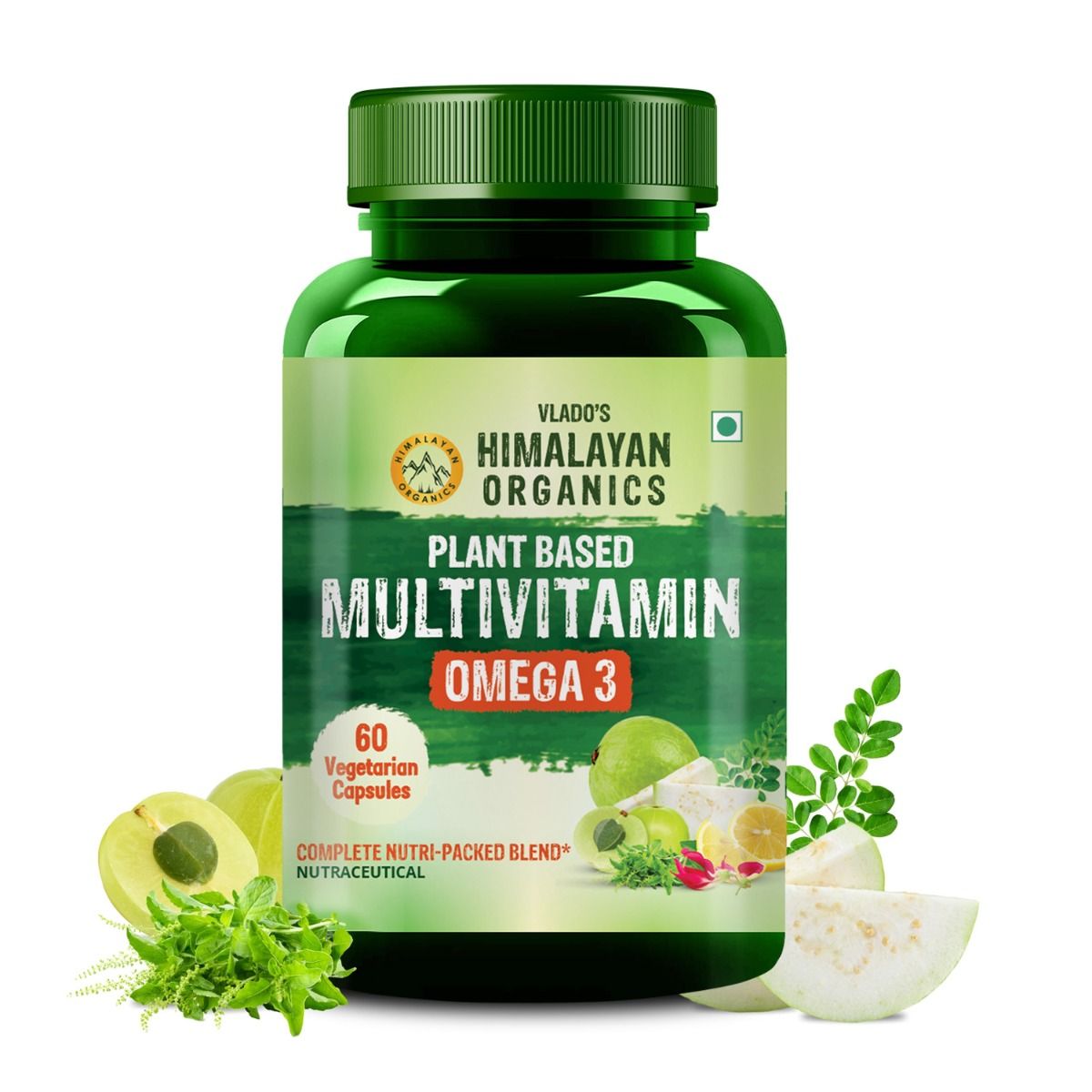 Buy Vlado's Himalayan Organics Plant Based Multivitamin Omega 3, 60 ...