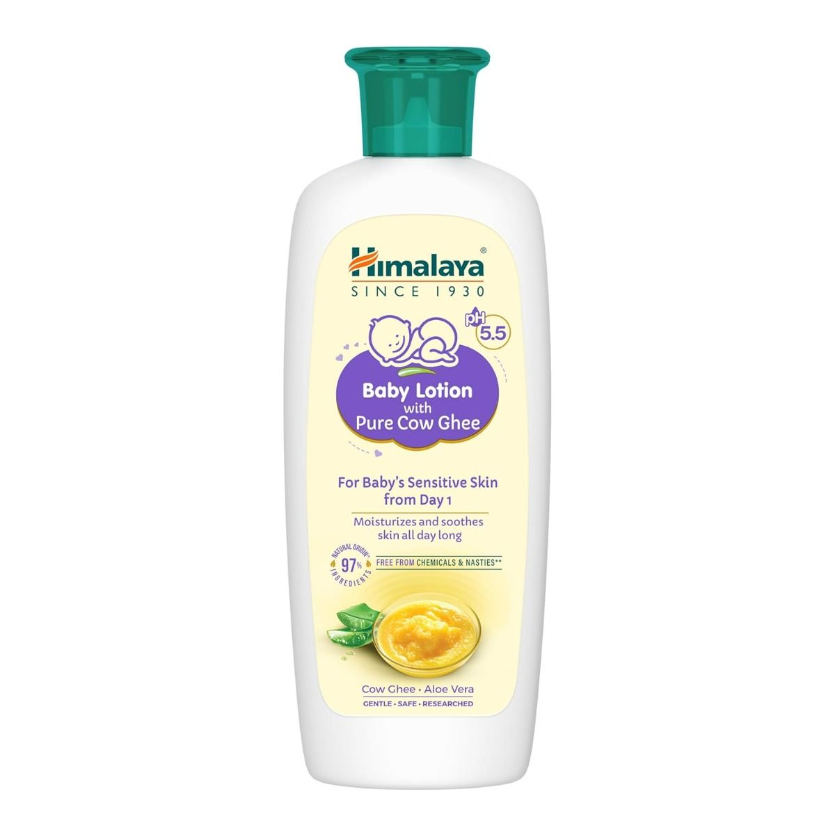 Buy Himalaya Baby pH 5.5 Lotion with Pure Cow Ghee, 100 ml | 19 Minutes ...