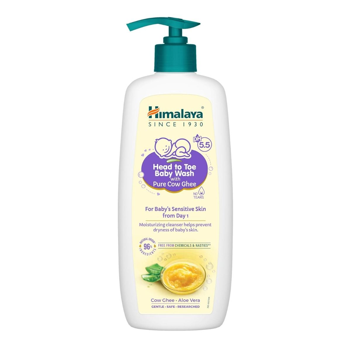 Buy Himalaya Head To Toe pH 5.5 Body Wash with Pure Cow Ghee, 400 ml ...