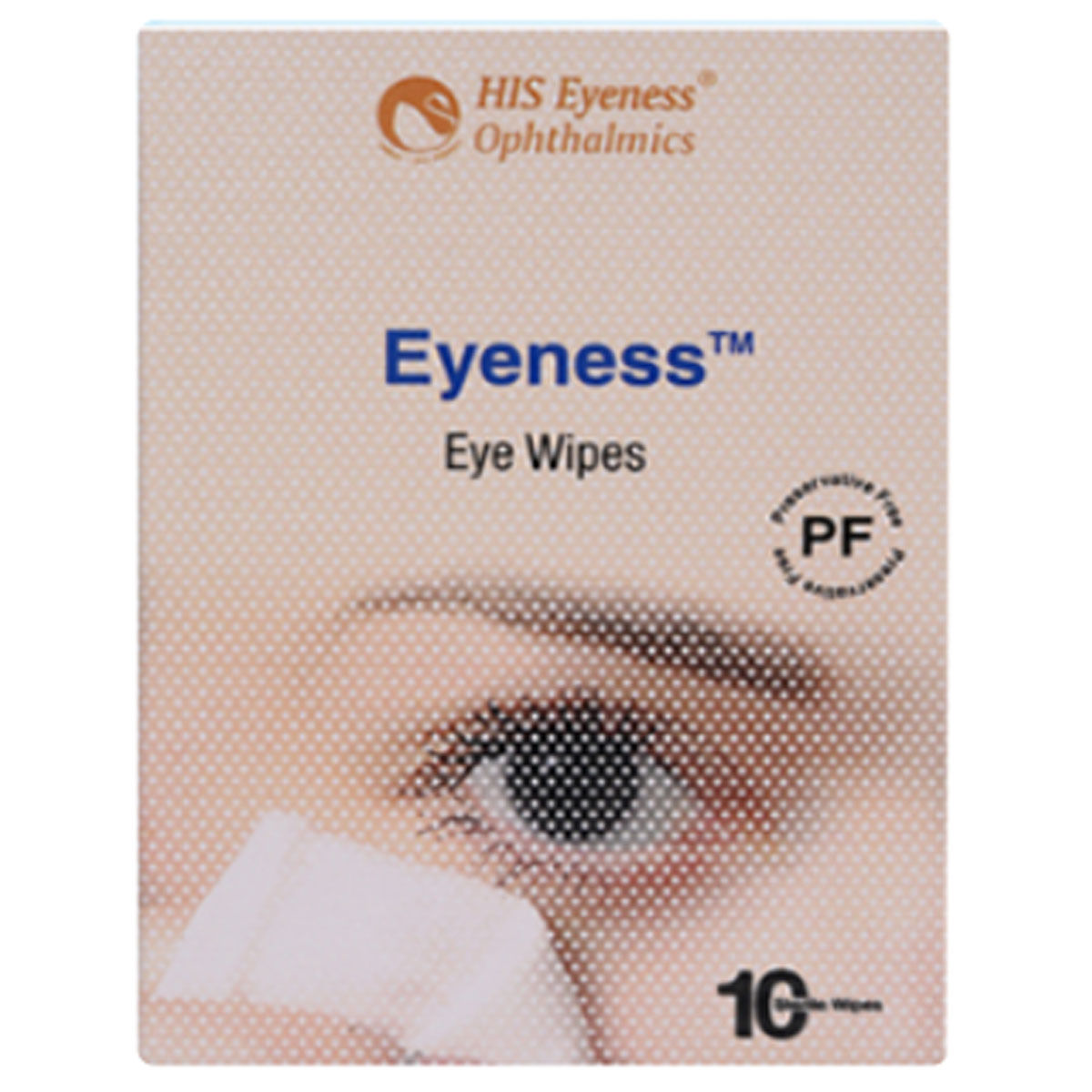Buy His Eyeness Eye Wipes, 10 Count | 19 Minutes Delivery | Apollo Pharmacy