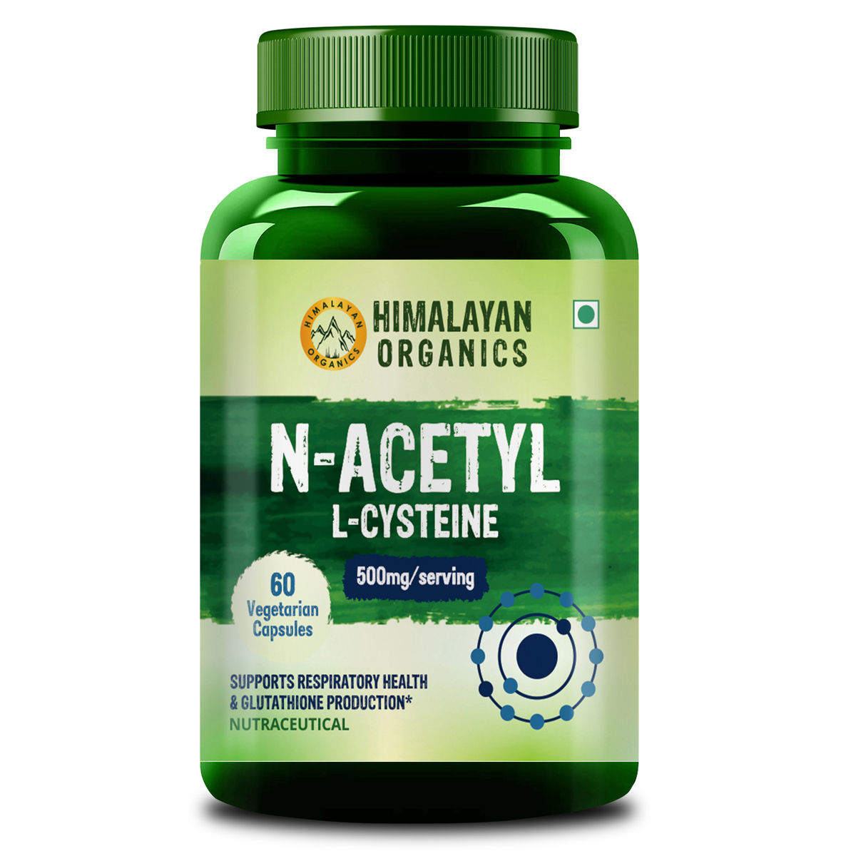Buy Vlado's Himalayan Organics N-Acetyl L-Cysteine 500mg, 60 Capsules ...